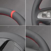 China DIY vegan leather steering wheel cover for Holden Commodore Ute customized popular steering wheel wrap for sale
