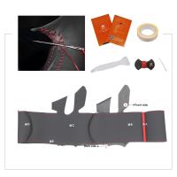 China DIY vegan leather steering wheel cover for Holden Commodore Ute customized popular steering wheel wrap for sale