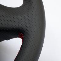China For Lada Granta 2011 2012 2013 2014 2015 2016  Design High Quality Steering Wheel Cover with Black Leather for sale