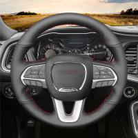 China Custom Hand Sewing Car Wheel Covers Steering Wheel for Dodge SRT Dart Challenger Charger Durango Caliber Avenger Ram for sale