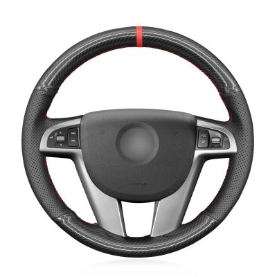 China Custom Hand Stitching Leather Carbon Steering Wheel Cover for Holden Commodore VE Ute Calais Berlina Caprice Statesman 2006-2013 for sale