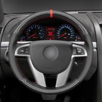 China Custom Hand Stitching Leather Carbon Steering Wheel Cover for Holden Commodore VE Ute Calais Berlina Caprice Statesman 2006-2013 for sale