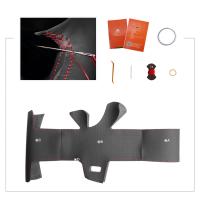 China DIY Leather Custom Black Car Steering Wheel Cover For Fiat 500 2007 2008 2010 2011 2012 2013 2014 2015 500e 500C 2016 2017 2018 for sale