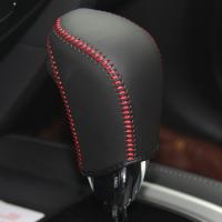 China Black Leather Gear Shift Knob Cover for Nissan Teana 2013 Automatic for sale