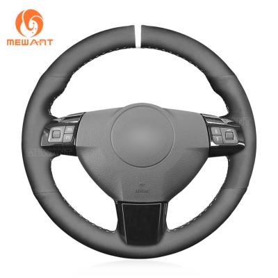 China Hand Stitching Black Suede Steering Wheel Cover for Opel Vauxhall Holden Astra H GSI Zaflra B Signum Vectra C for sale
