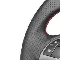China Hand Stitching Artificial Leather Steering Wheel Cover for Fiat Bravo Linea Grande Punto 2005 2006 2007 2008 2009 2010 2011 2012 for sale