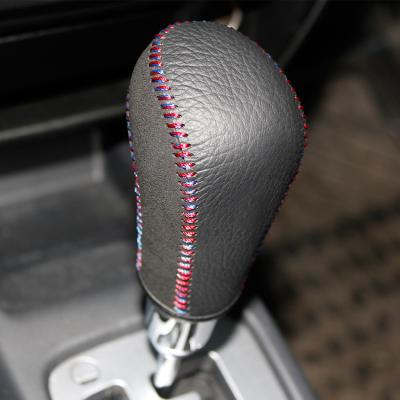China Suede Leather Gear Shift Knob Cover for Suzuki Jimny Swift Grand Vitara Automatic for sale