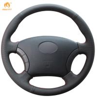 China Black Leather Steering Wheel Cover for Great Wall Haval Hover H3 H5 Wingle 3 Wingle 5 for sale