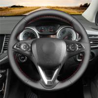 China Wholesale Factory Popular Black PU Leather Steering Wheel Cover For Opel Astra/Corsa/ Grandland X/Insignia/Karl/Zafira 2014-2021 for sale