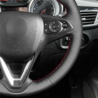 China Artificial Leather Steering Wheel Cover for Opel Vauxhall Astra K Corsa E Crossland X Grandland X Insignia CT B Karl Zafira for sale