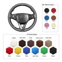 China Artificial Leather Steering Wheel Cover for Opel Vauxhall Astra K Corsa E Crossland X Grandland X Insignia CT B Karl Zafira for sale