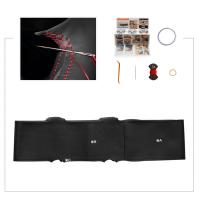 China Custom Hand Sewing DIY Black Genuine Leather Design Steering Wheel Cover For Ford Mondeo Mk3 2002 2003 2004 2005 2006 for sale