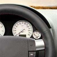 China Custom Hand Sewing DIY Black Genuine Leather Design Steering Wheel Cover For Ford Mondeo Mk3 2002 2003 2004 2005 2006 for sale