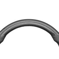 China Hand Sewing Carbon Fiber Leather Steering Wheel Cover for Opel Astra GSI Vauxhall Corsa Vectra C 2005 2006 for sale