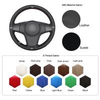China Hand Stitching Artificial Leather Steering Wheel Cover for Chevrolet Niva 2009-2017 3-Spoke Vauxhall Corsa D Opel Corsa D for sale