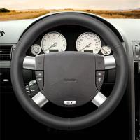 China Accessories Hand Sewing Artificial Leather Steering Wheel Cover for Ford Mondeo Mk3 2002 2003 2004 2005 2006 for sale