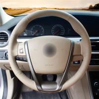 China Designer Leather Steering Wheel Cover stitched for MG3 MG 3 MG6 MG 6 MG5 MG 5 for sale