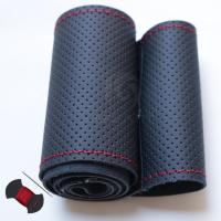China Custom High Quality Leather Wheel Cover Steering for Decorating Your Car for sale