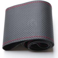 China Custom High Quality Leather Wheel Cover Steering for Decorating Your Car for sale