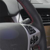 China Accessories Hand Sewing Artificial Leather Steering Wheel Cover for Ford Explorer Taurus Edge 2011 2012 2013 2014 2015 2016 for sale