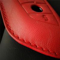 China Black Genuine Leather Car Key Case for BMW BMW X5  F15 X6 for sale