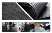 China Hand Sewing Smooth Artificial Leather Steering Wheel Cover for Ford Mondeo Mk3 2002-2006 for sale