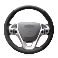 China Sport Car Steering Wheel Cover for Ford Explorer 20112012 2013 2014 2015 2016 2019  Taurus 2013 2014 2015 2016 2017 2018 2019 for sale
