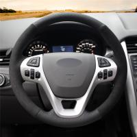 China Sport Car Steering Wheel Cover for Ford Explorer 20112012 2013 2014 2015 2016 2019  Taurus 2013 2014 2015 2016 2017 2018 2019 for sale