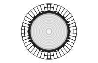 China Corrosion Proof 120W High Bay LED Lights 145LM/W Output CE / RoHs Approval for sale