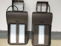 China Trunnion Bracket Mount LED Shoebox Light , Fan - Shaped 150W Street Area Light Fixtures for sale
