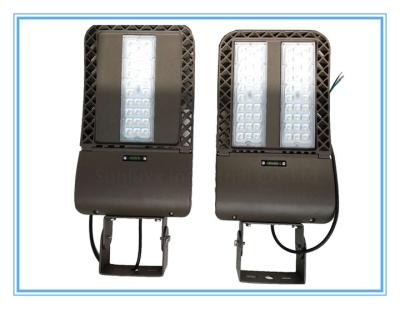 China Trunnion Mount Shoebox LED Area Lighting Fixtures 100W 13000 Lumen DLC Qualified for sale