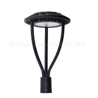 China Circular Version 80W LED Post Top Lanterns , Die Cast Aluminum Post Top Light Fittings for sale