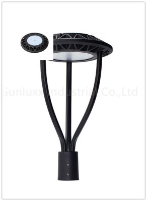 China Post Fitter Mount Post Top LED Circular Area Light , 80W Pathway Pole Light Fixture for sale