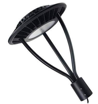 China Circular Configuration 100W Post Top LED Street Lights With Dark Bronze Shell for sale
