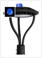 China Photocell Sensor LED Post Top Light Fixture 100W Garden / Landscape Lighting Usage for sale