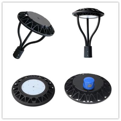 China Spot Lighting Post Top Light Fixtures , Circle LED Post Top Street Light for sale