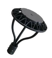 China Spot Lighting Post Top Light Fixtures , Circle LED Post Top Street Light for sale
