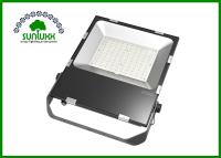 China SMD3030 Aluminum Body Slim LED Flood Light 100W Parking Lot Use With 120° Reflector for sale