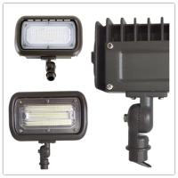 China Bronze Shell 30 Watt LED Flood Light 180°Adjustable Slip Fitter Mount Type for sale