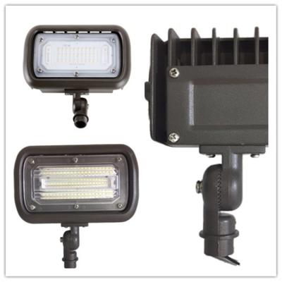 China Bronze Shell 30 Watt LED Flood Light 180°Adjustable Slip Fitter Mount Type for sale