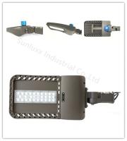 China Slip Fitter Mount LED Parking Lot Lights , 100W Street LED Shoebox Light Fixture for sale