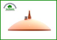 China Orange Lampshade LED High Bay Warehouse Lighting Fixture 24000LM 150W Type for sale