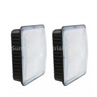China Waterproof LED Surface Mount Canopy Lights , 70W Gas Station LED Light Fixtures for sale