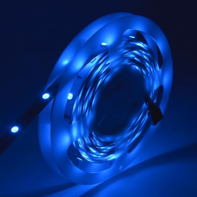 China SMD5050 RGB LED Strip Lights Color Changing 12W/M Rope Lighting IP65 Waterproof for sale