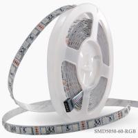 China SMD5050 RGB LED Strip Lights Color Changing 12W/M Rope Lighting IP65 Waterproof for sale