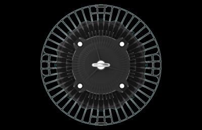 China Smart Sensor 200W Industrial High Bay Led Lights 26000lm IP65 Pole Mount Installation for sale