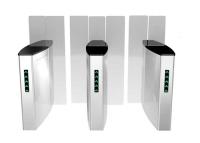 China Full Height Sliding Gate Access Turnstile 304 Stainless Steel 1.5mm Dry Contact Control for sale