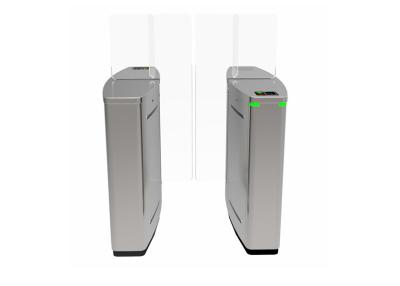 China IR Face Recognition Turnstile Gate 1200x330x990mm with 20-30 Persons/Minute Transit Speed and IP54 Rating for sale