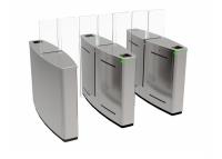 China IR Face Recognition Turnstile Gate 1200x330x990mm with 20-30 Persons/Minute Transit Speed and IP54 Rating for sale