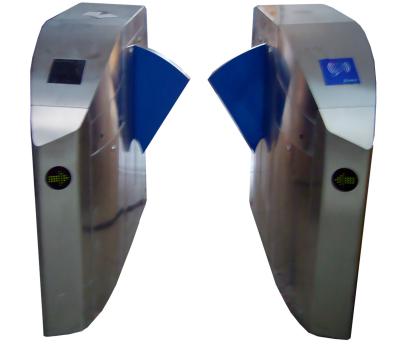 China Waist Height Automatic Swing Turnstile 420x330x980mm 304 Stainless Steel with 20-30 Persons/Minute Capacity for sale